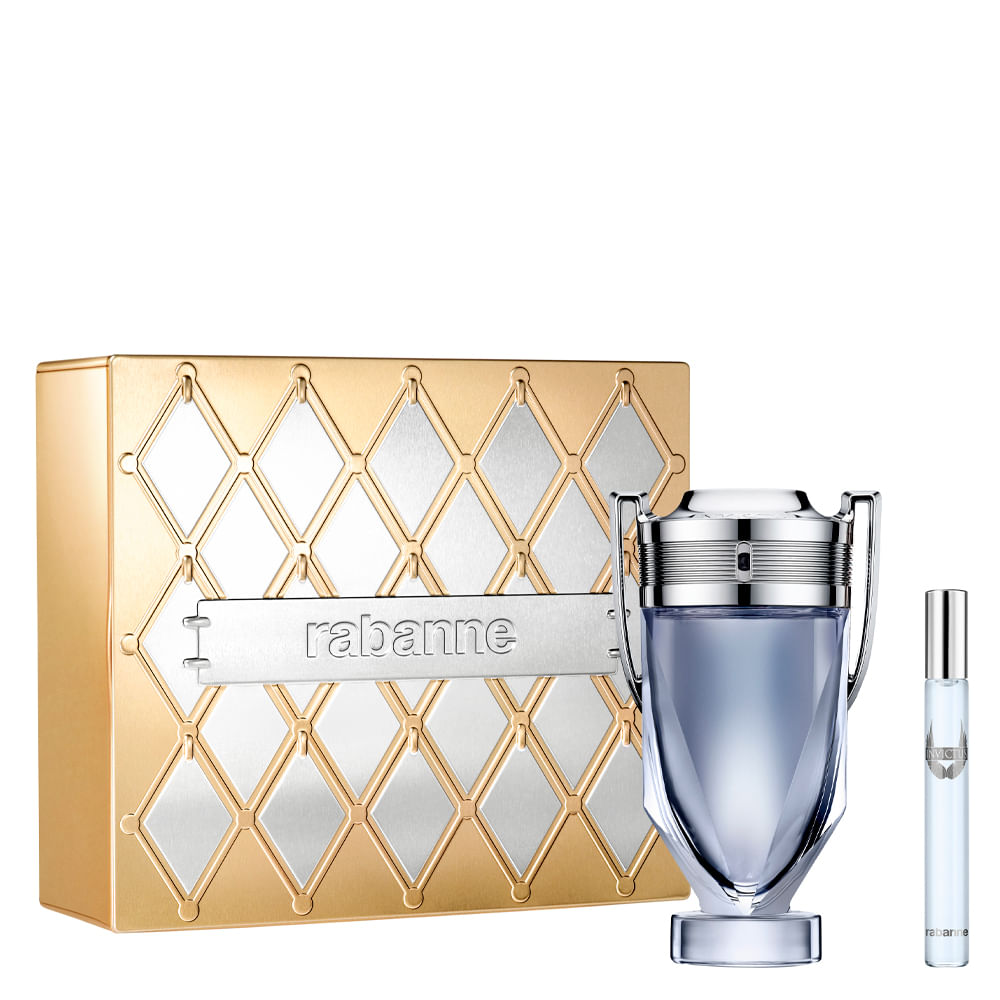 Kit Perfume Rabanne Invictus Masculino - Eau de Toilette 200ml ...